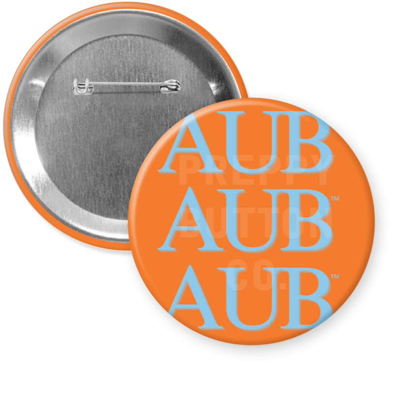 AUB Gameday Button – Preppy Button Co.